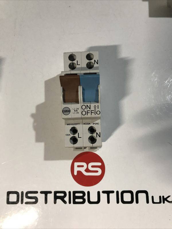 Wylex WS102CDTT Double Pole Switch | RS Distribution